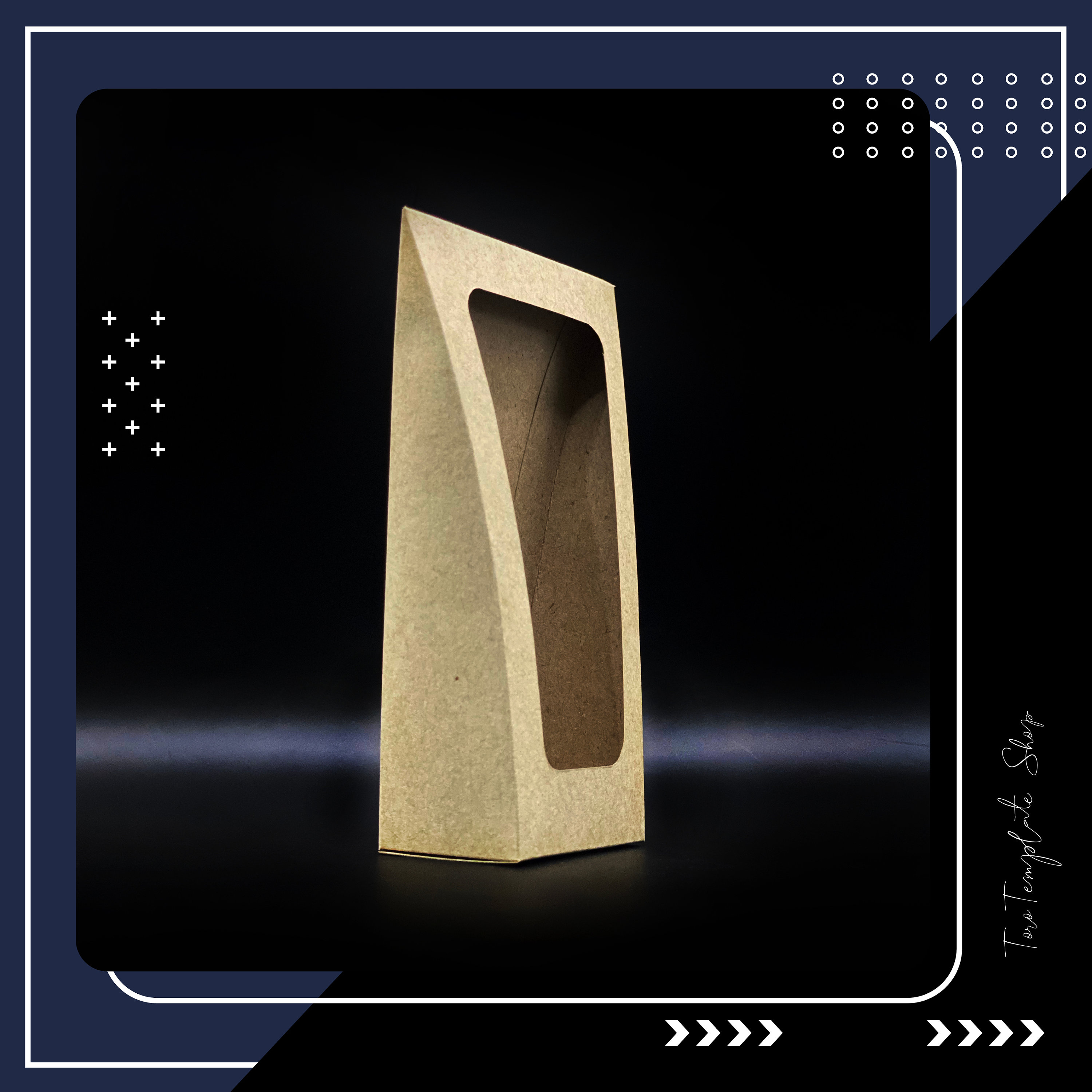 Curved Box Template, Box Template, Gift Box Template, Candy Box ...