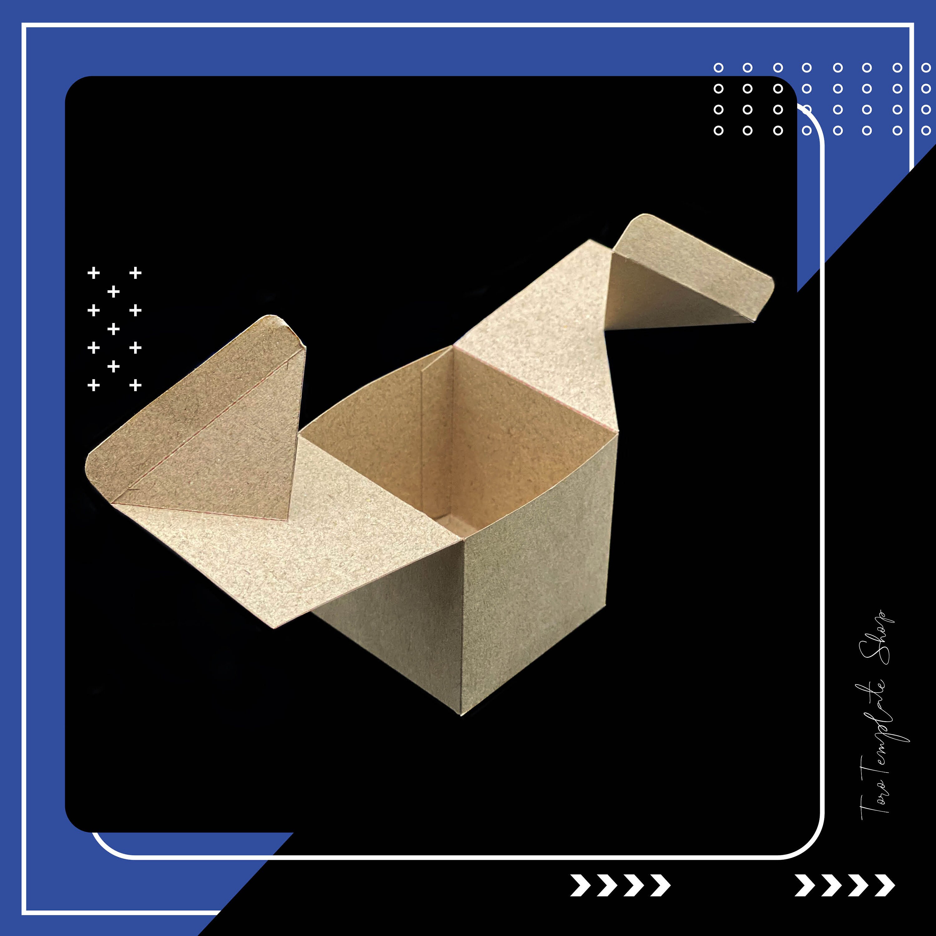 Square Box Template Gift Box Template Candy Box Template - Etsy