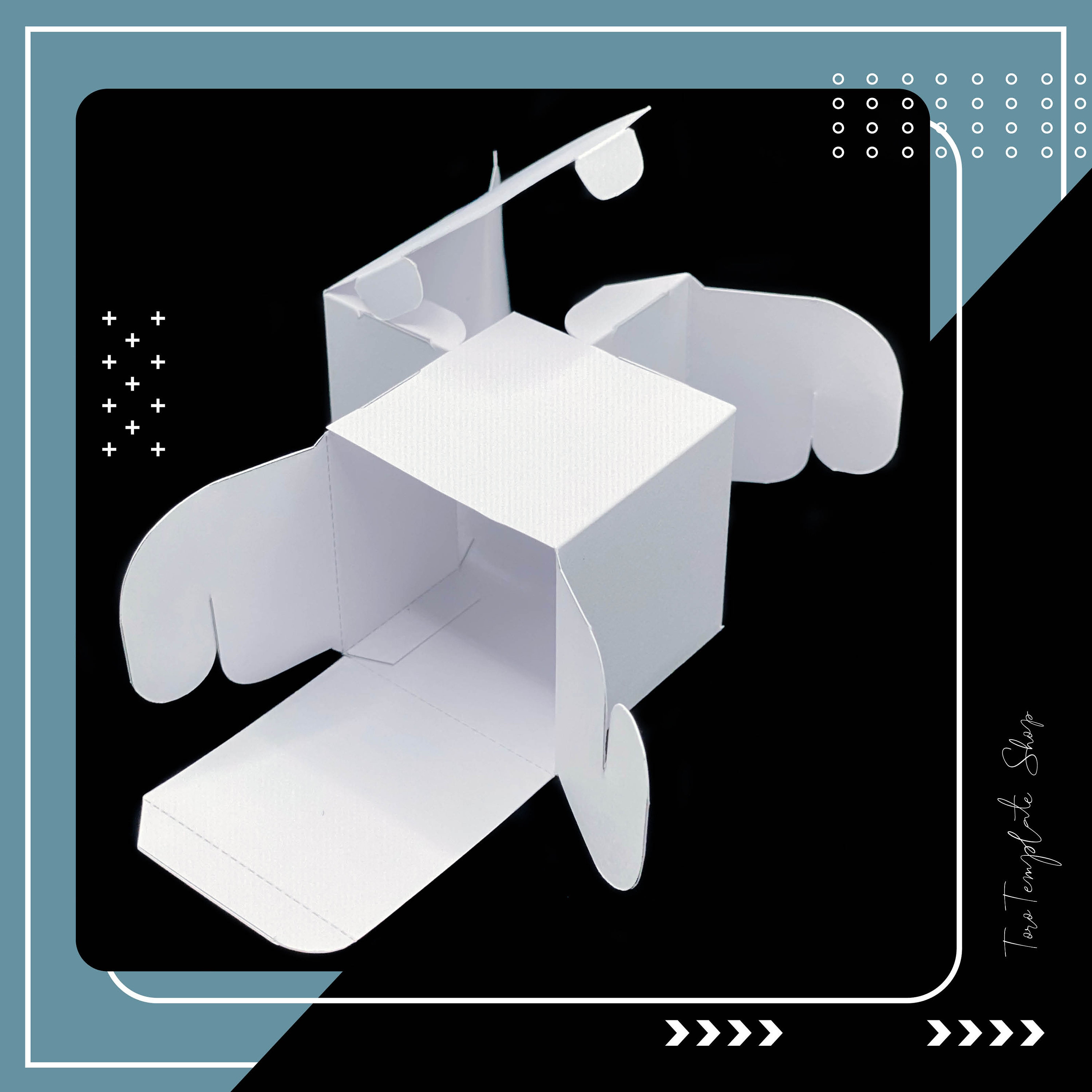 Tetris Shape Gift Box Template: Resizeable Printable (digital Download ...