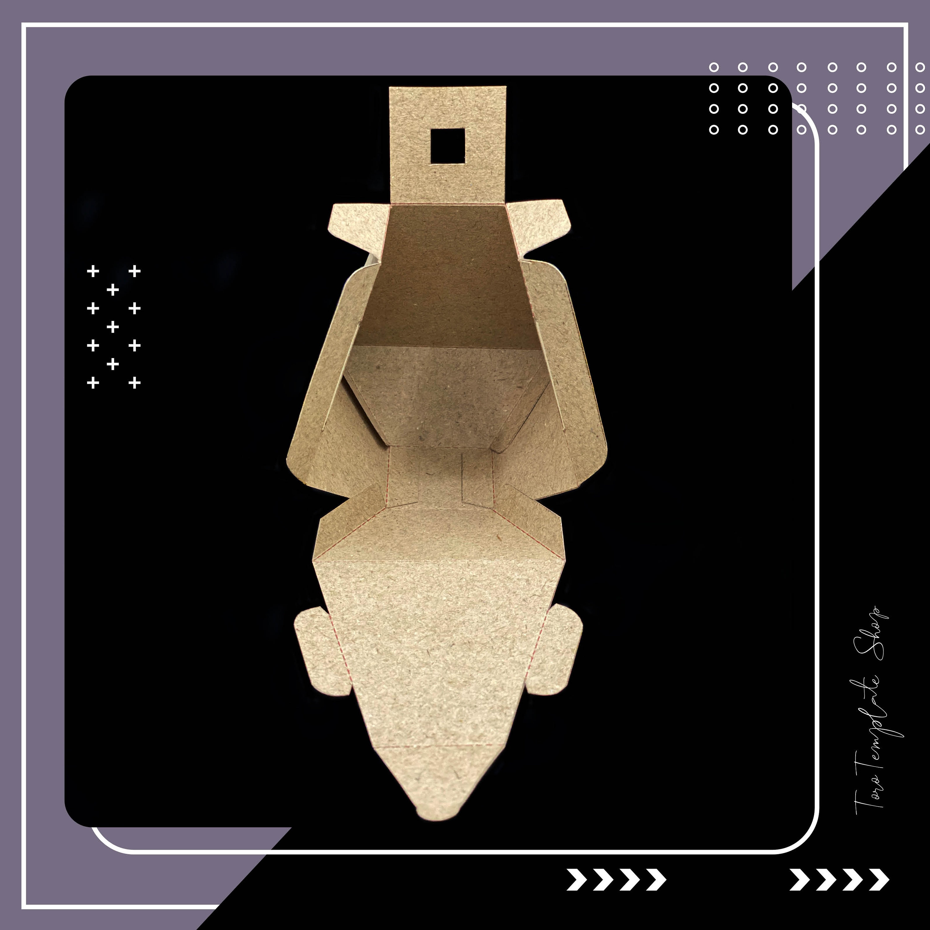 Pyramid Box Template Gift Box Template Candy Box Template - Etsy