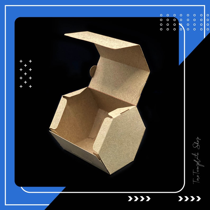 Hexagon Box Template Gift Box Template Candy Box Template - Etsy