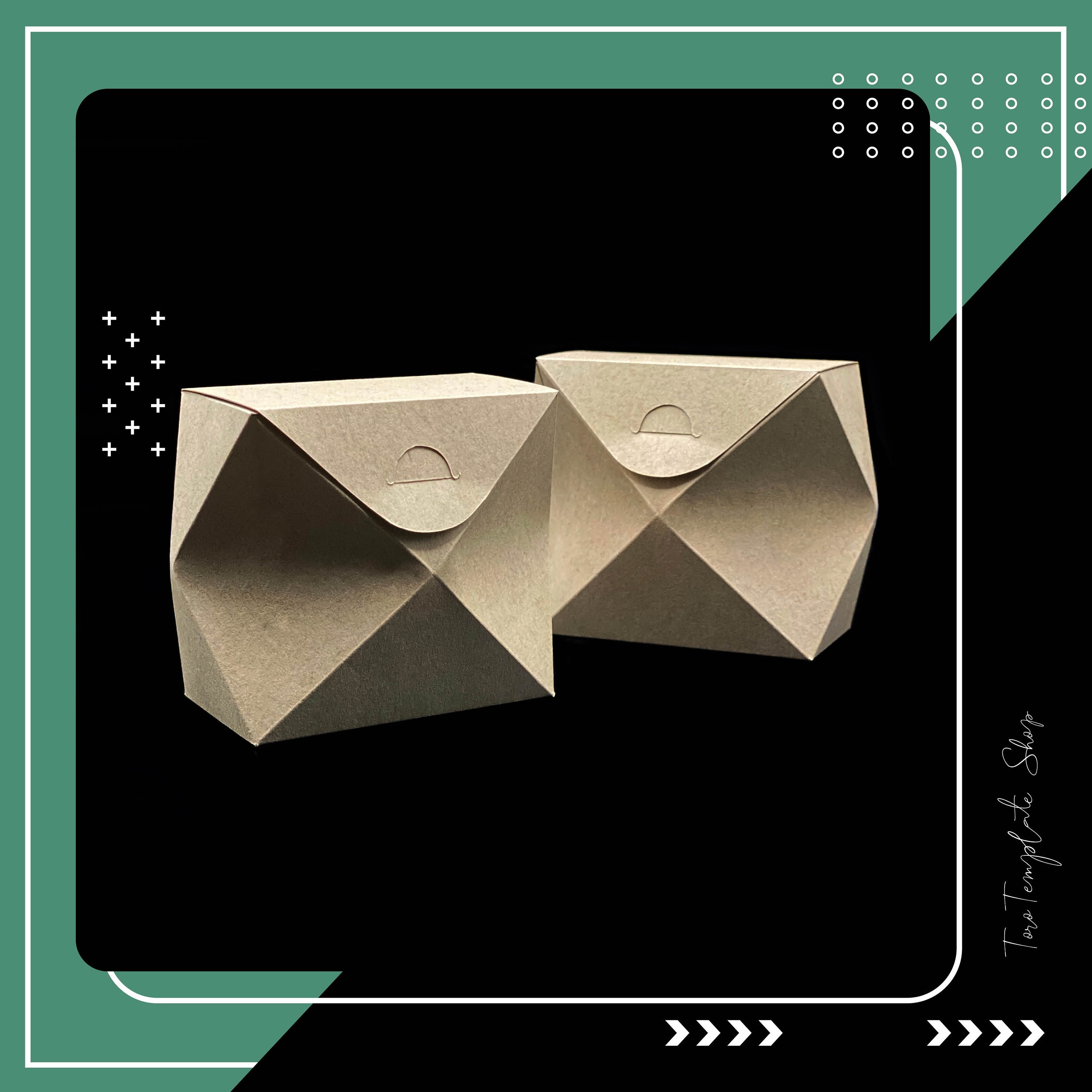 Zigzag Box Template, Gift Box Template, Candy Box Template, Cookies Box ...