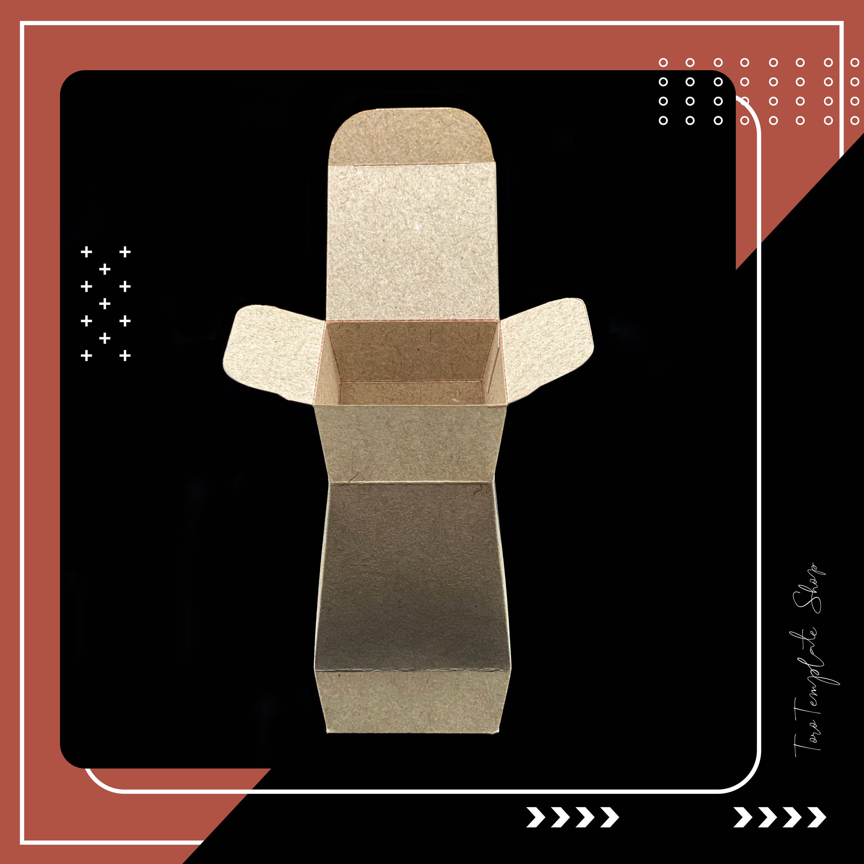 Box Template, Gift Box Template, Candy Box Template, Resizeable ...