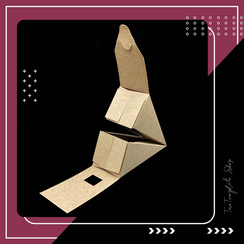 Triangle Box Template: Printable Gift & Candy Box (digital Download) - Etsy
