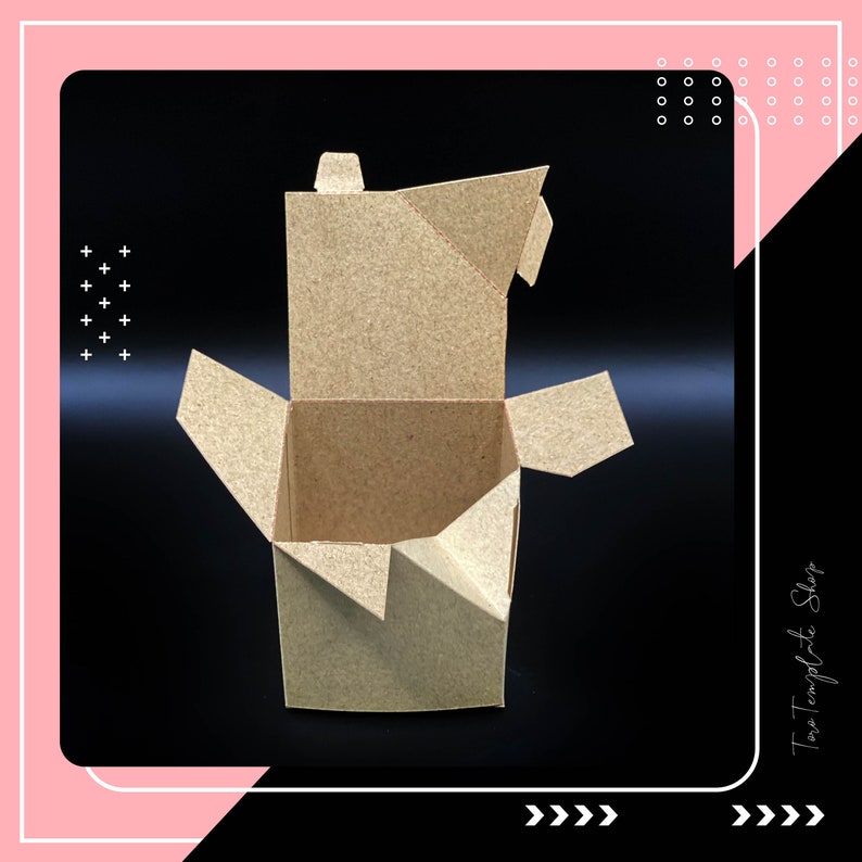 Box Template Cookies Box Template Gift Box Template Candy - Etsy