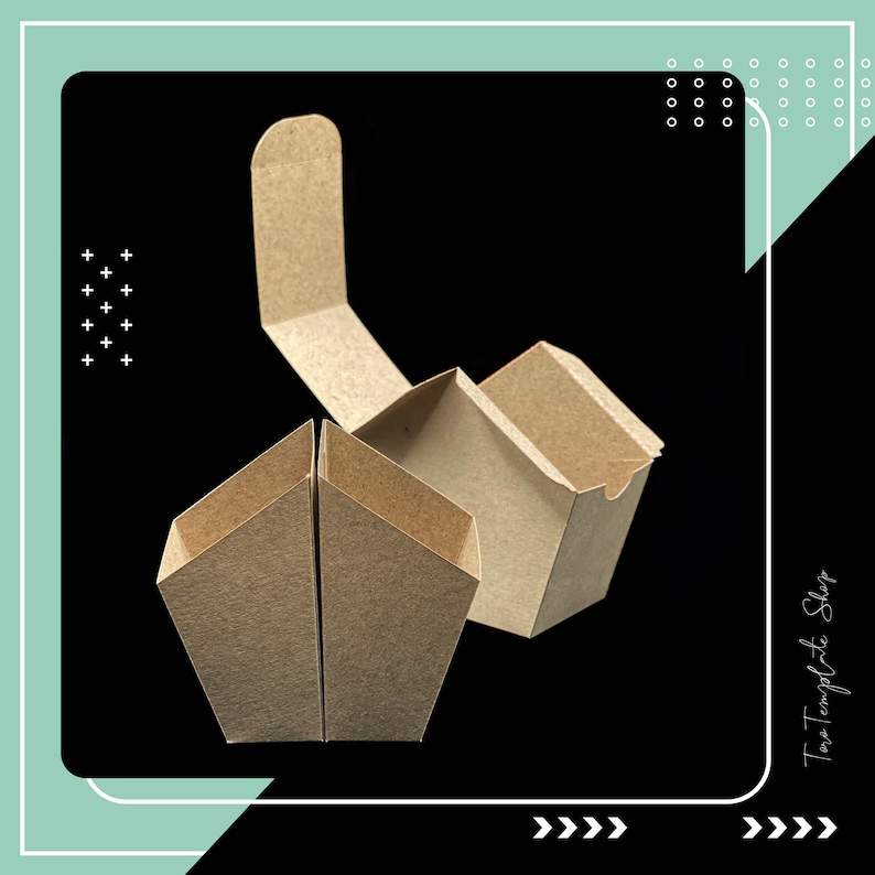 Pentagon Box Template, Gift Box Template, Candy Box Template ...