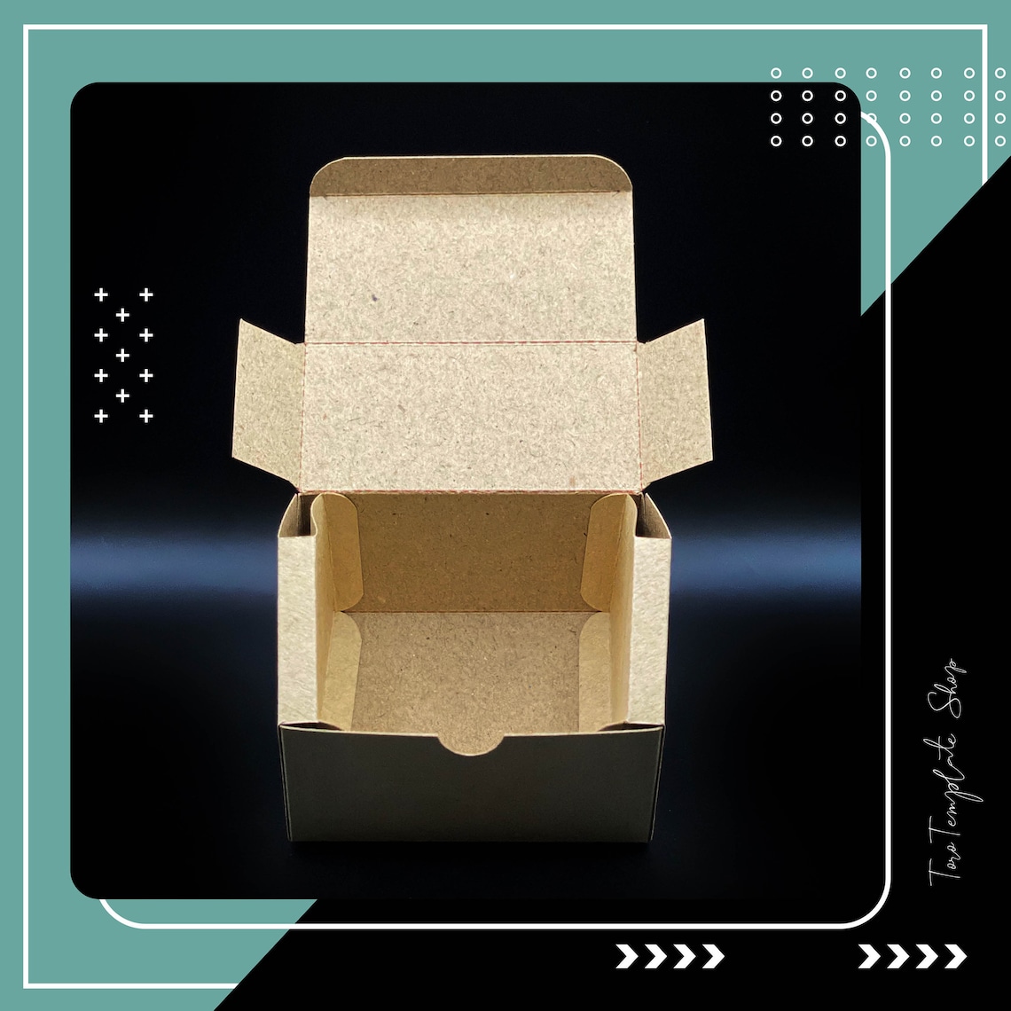 Hexagon Drawer Box Template, Cookies Box Template, Gift Box Template ...