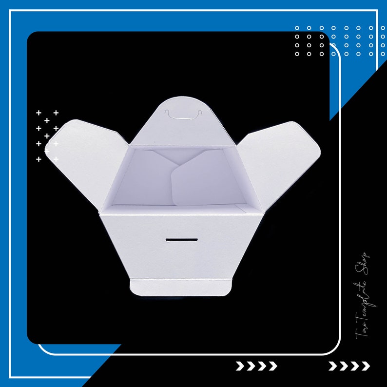 Trapezoid Box Template, Gift Box Template, Candy Box Template ...