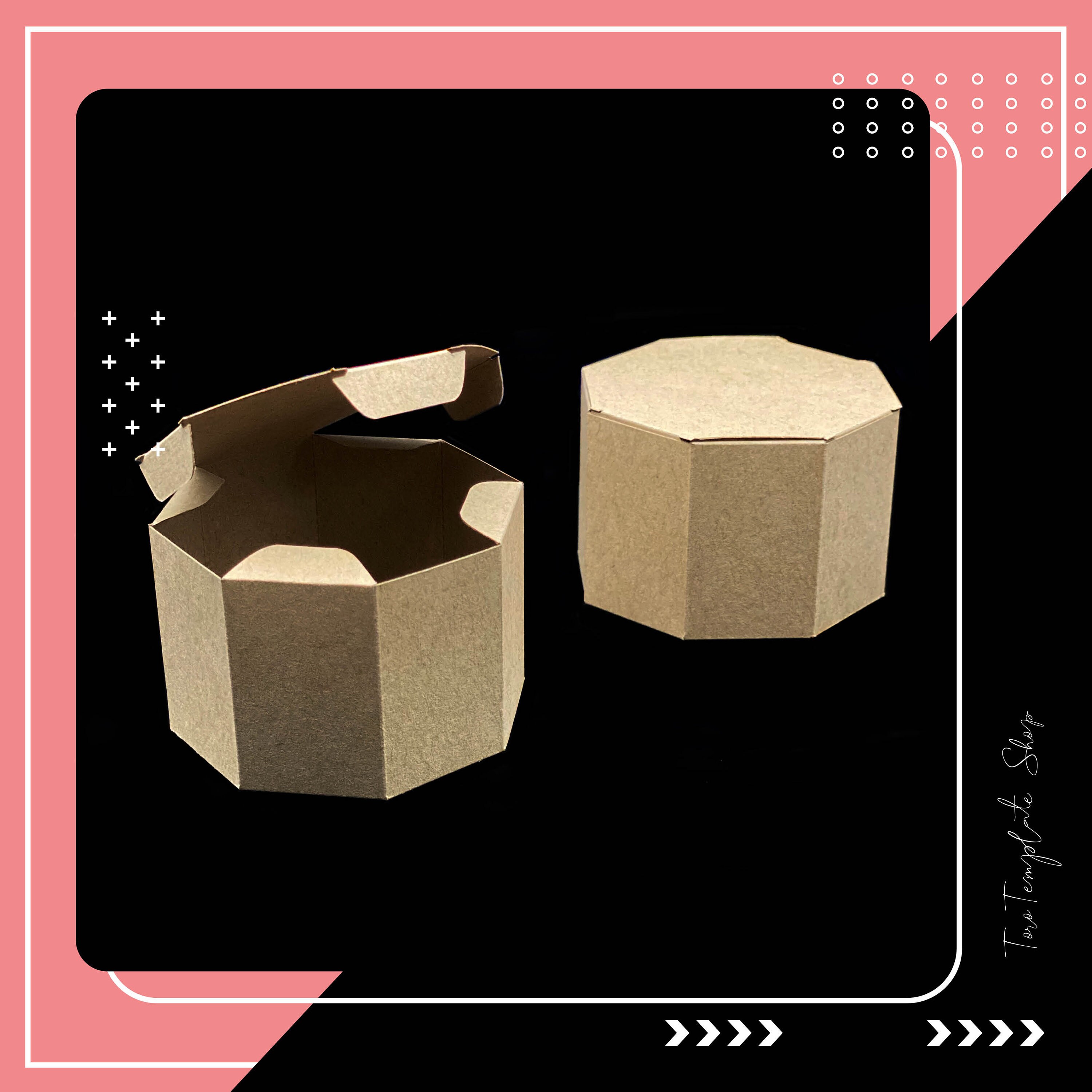 Octagon Box Template Gift Box Template Candy Box Template - Etsy