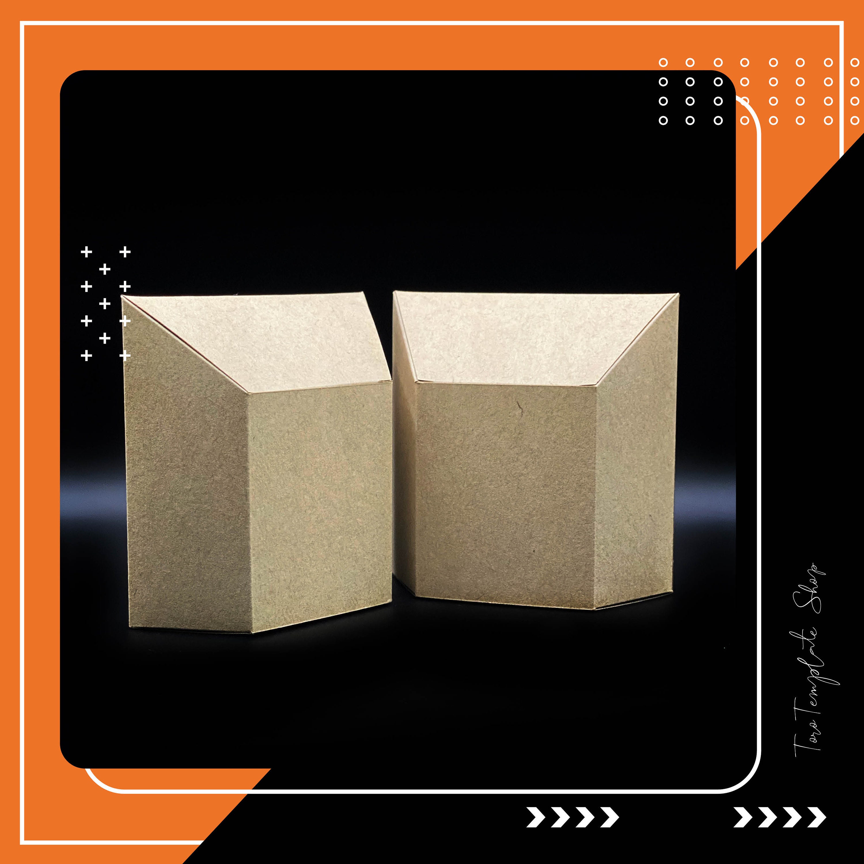 Trapezoid Box Template, Cookies Box Template, Gift Box Template, Candy ...