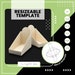 Shelf Box Template: Resizeable Printable (digital Download) - Etsy