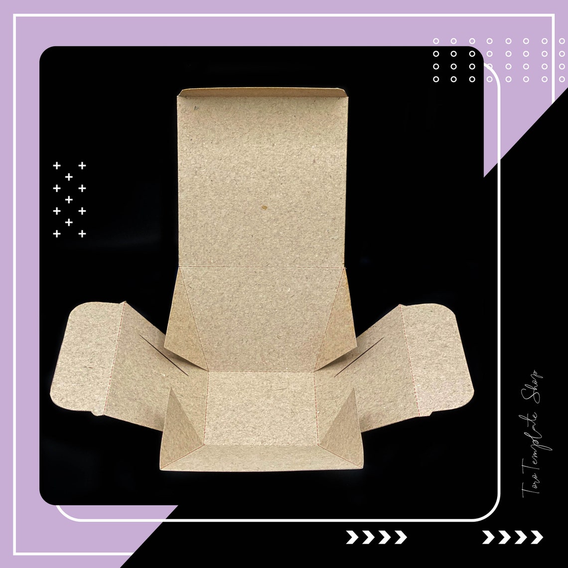 Trapezoid Box Template Gift Box Template Candy Box Template - Etsy