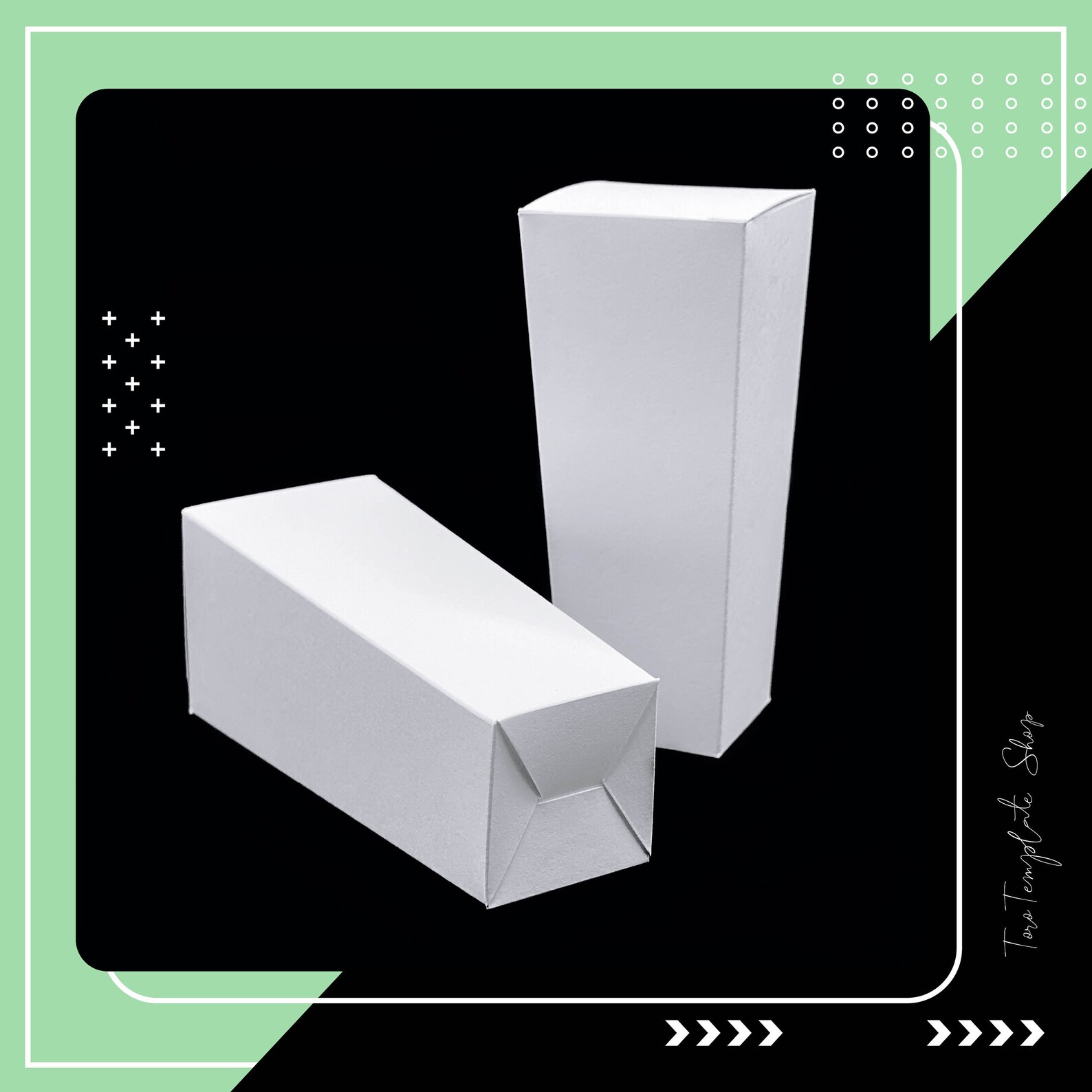 Tall Vase Shape Box Template, Gift Box Template, Box Template ...