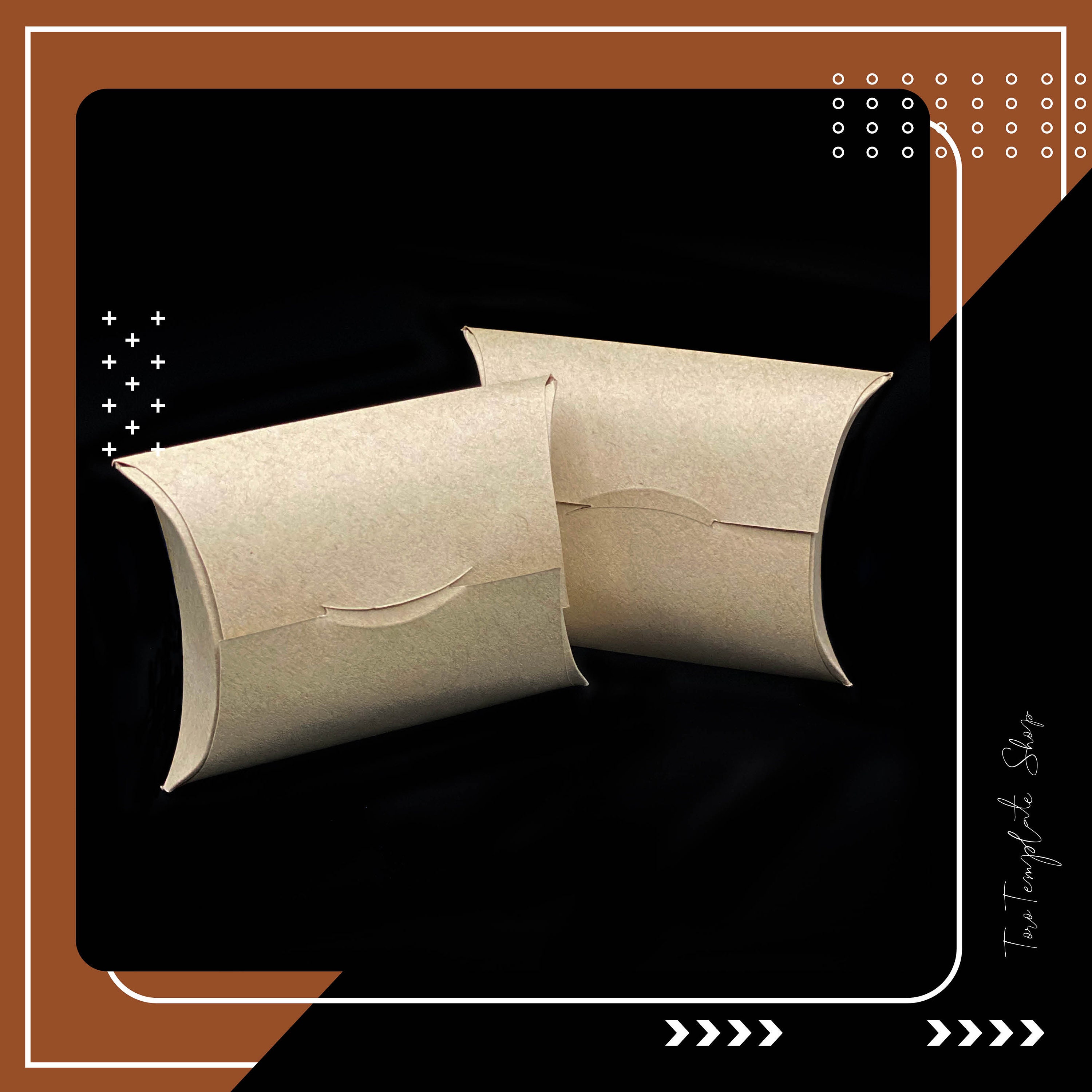 Curved Box Template, Gift Box Template, Candy Box Template, Cookies Box ...