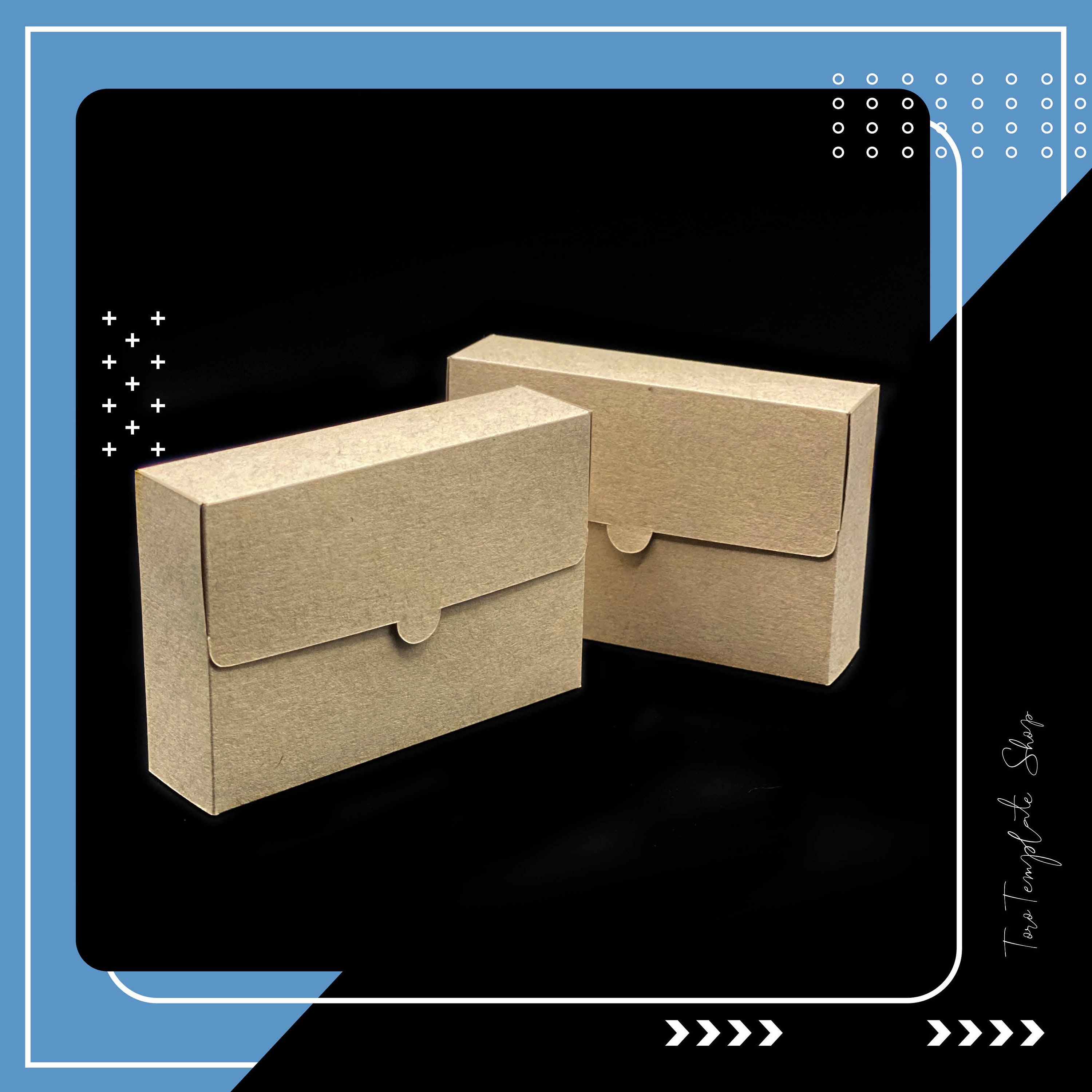 Rectangle Gift Box Template: Printable Candy/cookie Box (digital ...