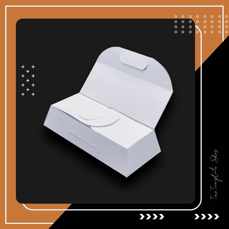 Rhombus Box Template, Gift Box Template, Cookie Box Template ...