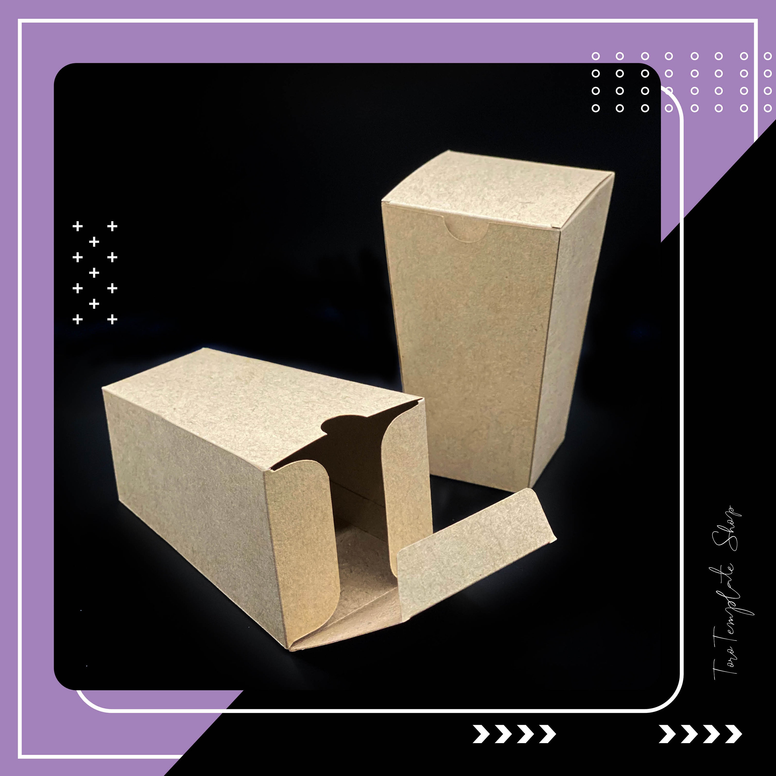 Trapezoid Box Template, Gift Box Template, Candy Box Template ...