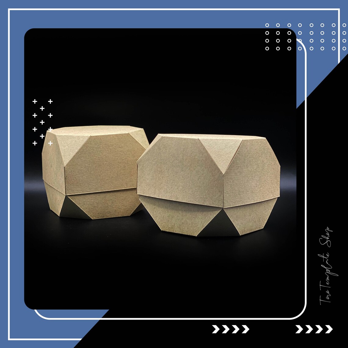 Hexagon Box Template, Gift Box Template, Candy Box Template, Cookies ...