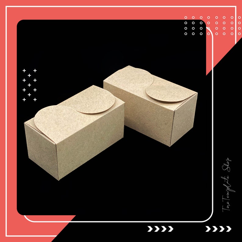 Rectangle Box Template, Gift Box Template, Candy Box Template, Cookies ...