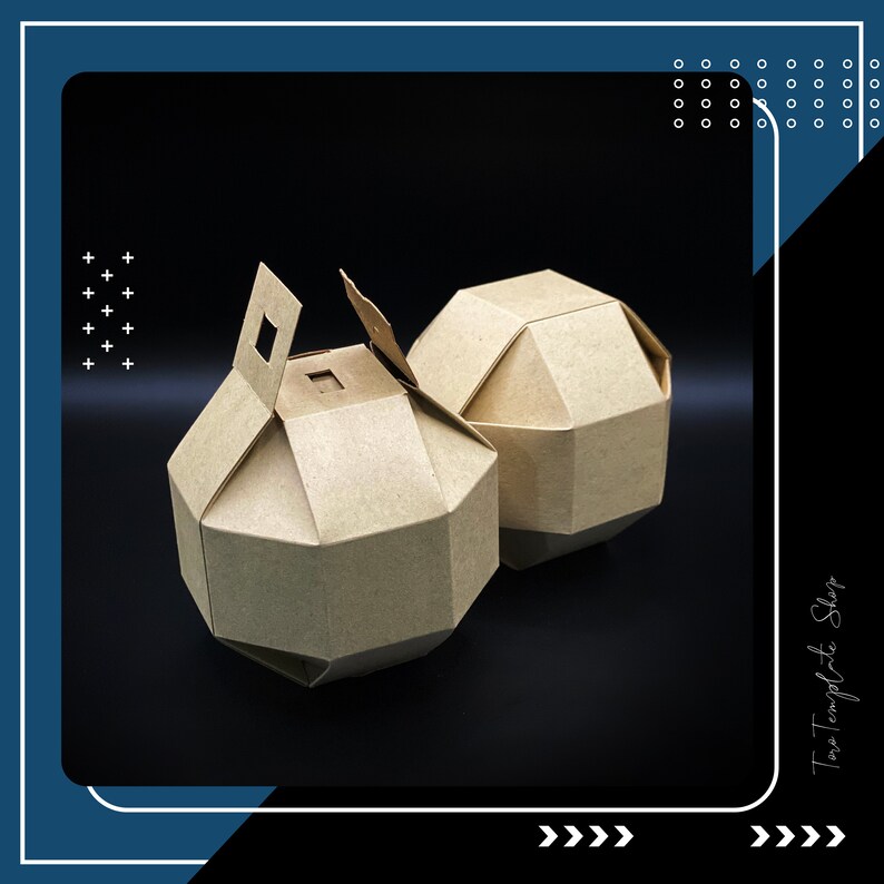 Round Shape Box Template, Gift Box Template, Box Template, Candy Box ...