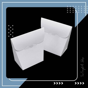 Flip Box Template, Gift Box Template, Candy Box Template, Resizeable ...