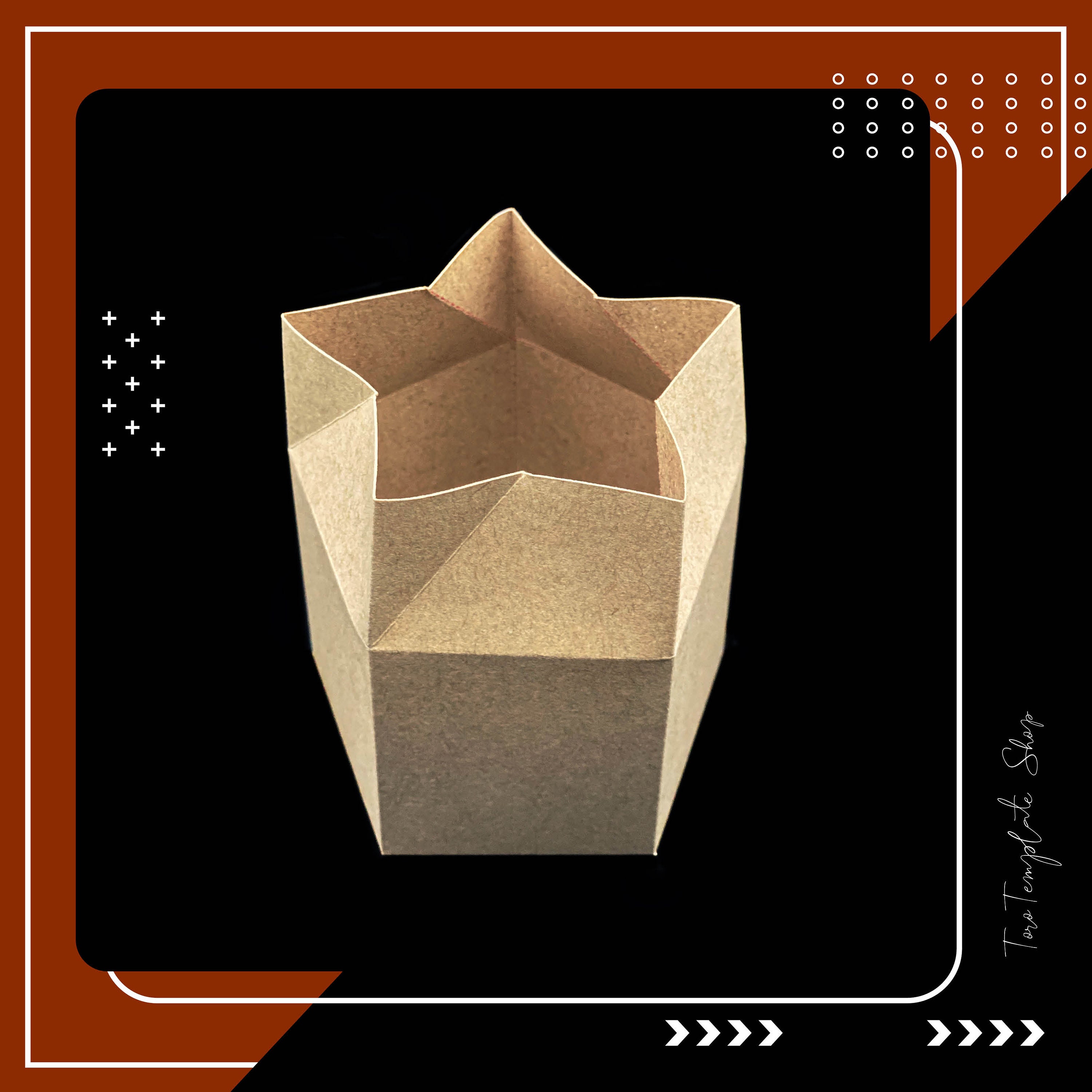 Pentagon Box Template, Gift Box Template, Candy Box Template, Cookies ...