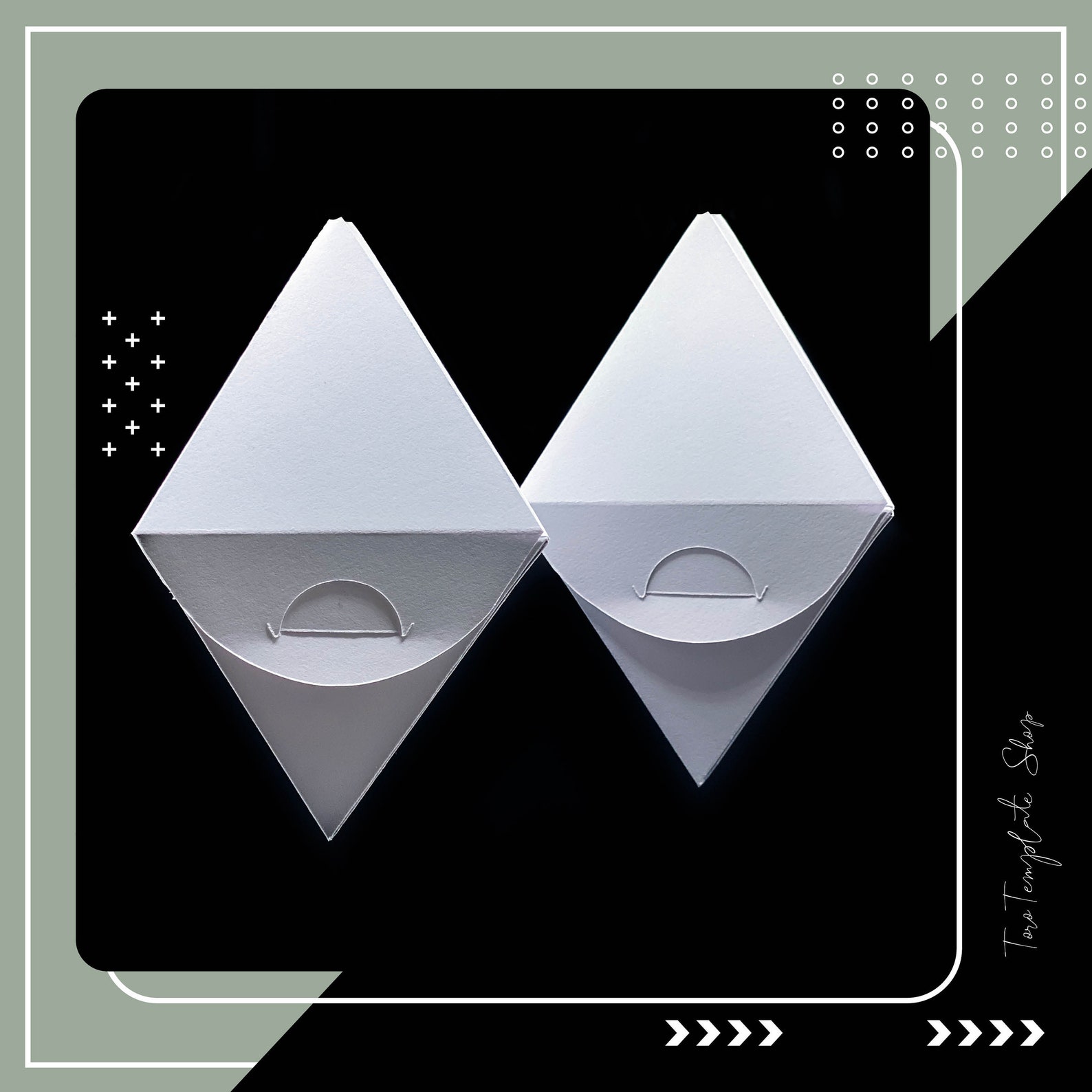 Diamond Ornament Box Template, Gift Box Template, Candy Box Template ...