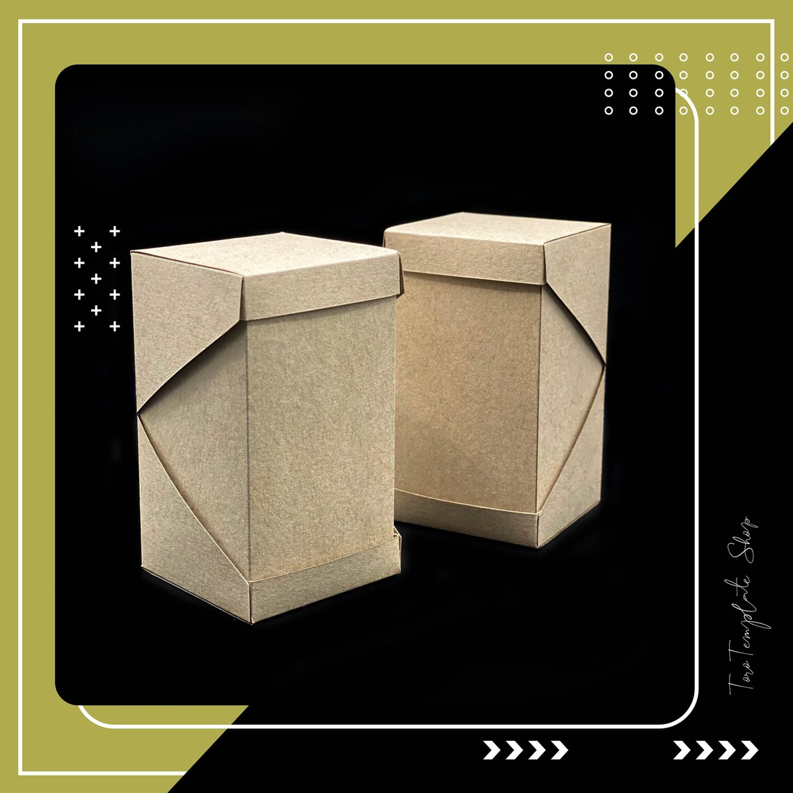 Rectangle Box Template, Gift Box Template, Candy Box Template, Cookies ...