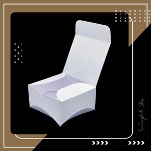 Rectangle Curved Corner Box Template, Gift Box Template, Candy Box ...