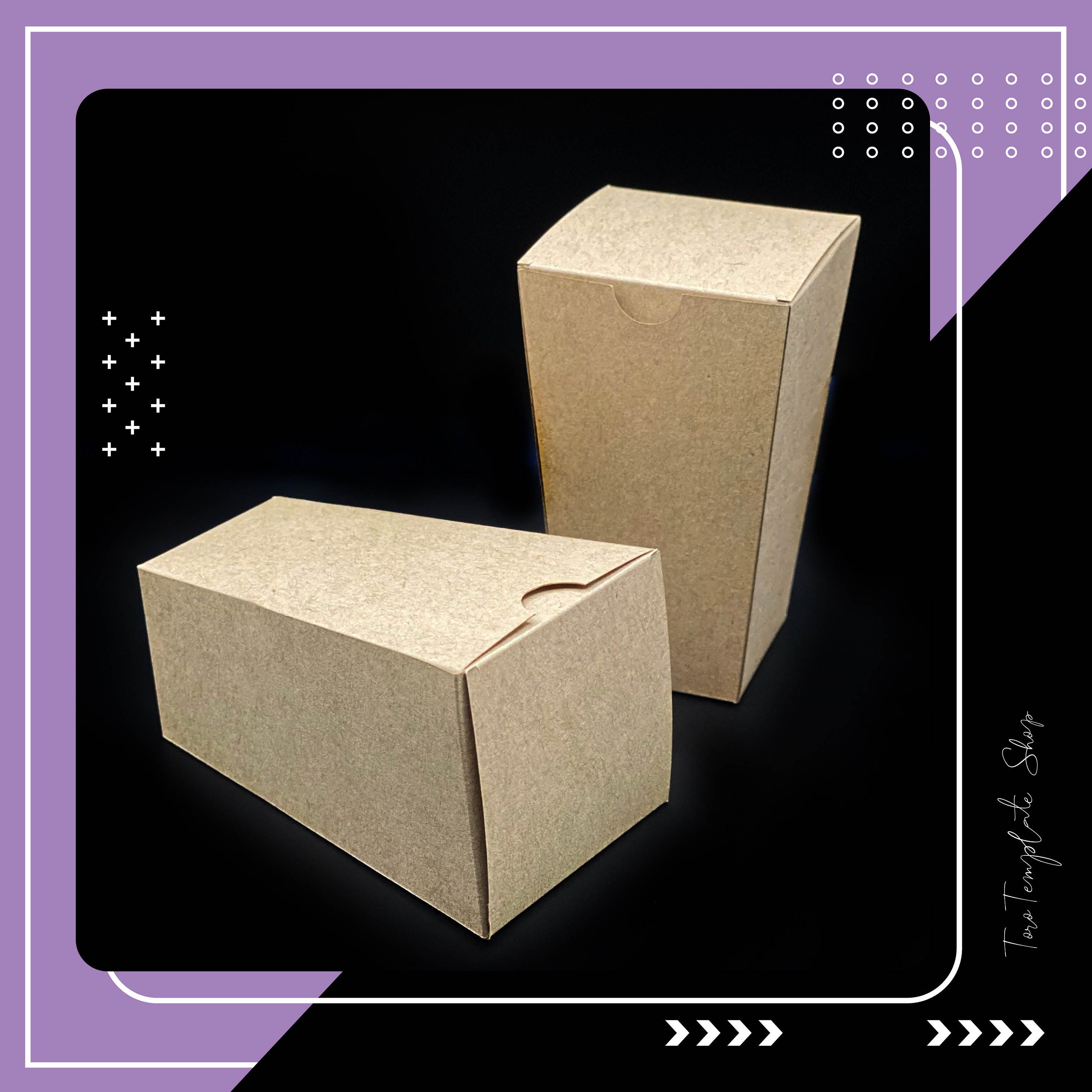 Trapezoid Box Template, Gift Box Template, Candy Box Template ...