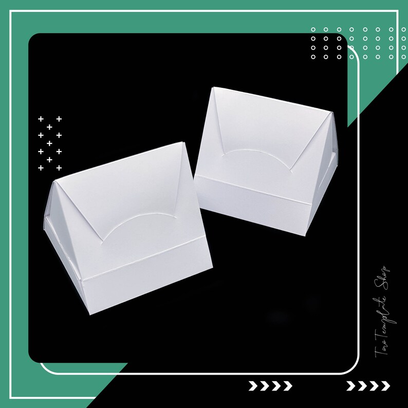 Triangle Box Template, Gift Box Template, Jewelry Box Template ...