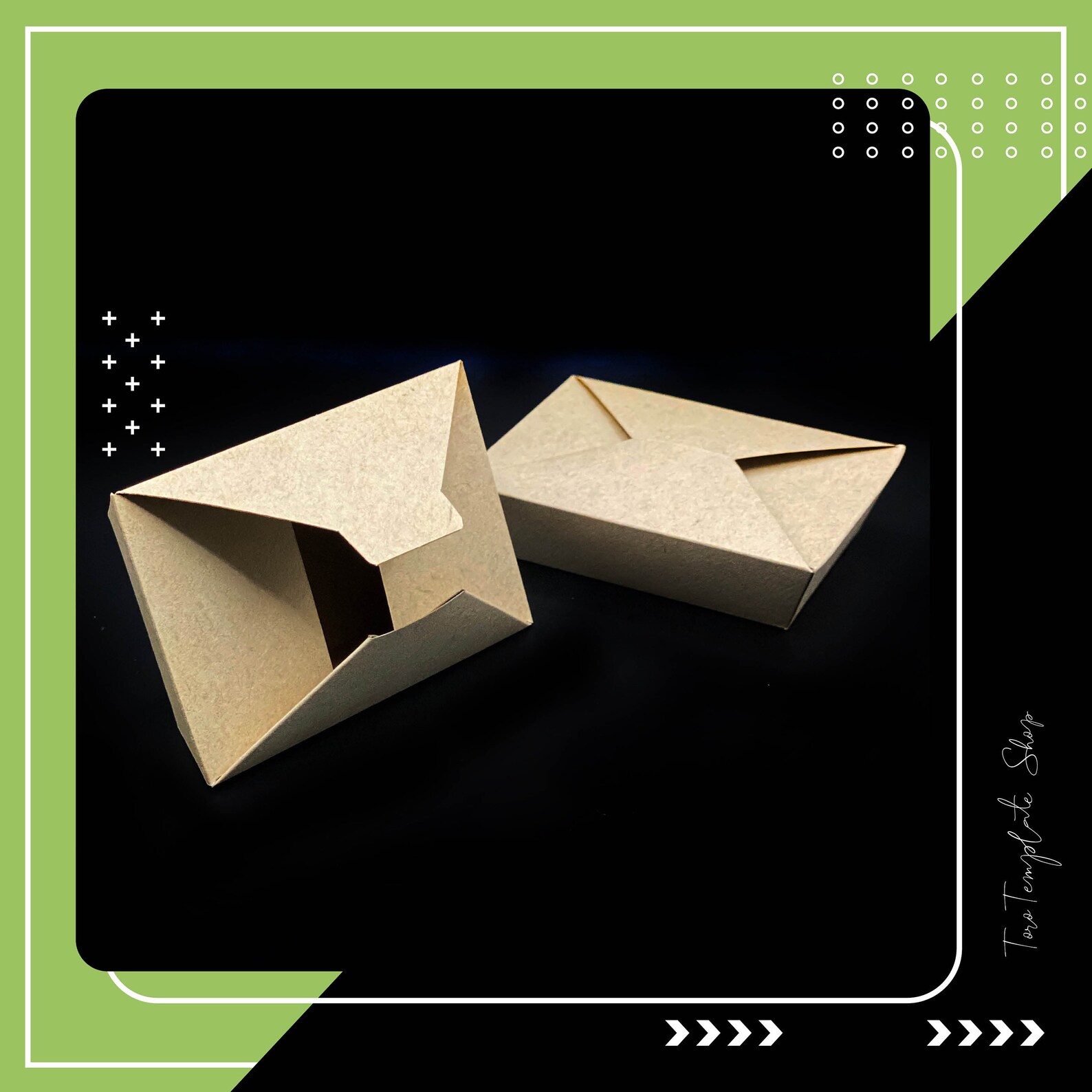 Trapezoid Box Template, Cookies Box Template, Gift Box Template, Candy ...