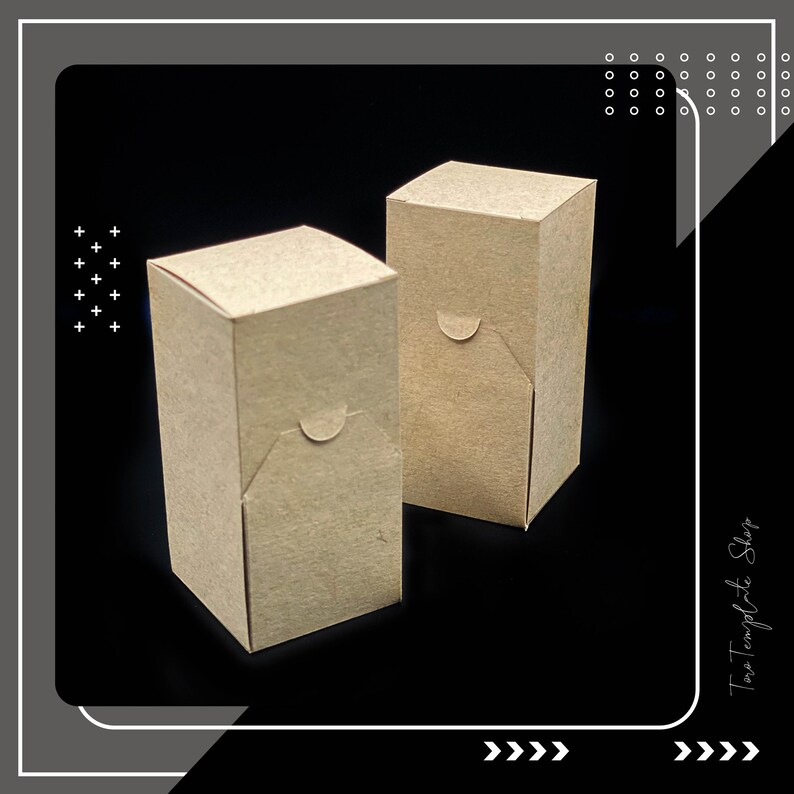 Rectangle Box Template, Gift Box Template, Cookies Box Template, Candy ...