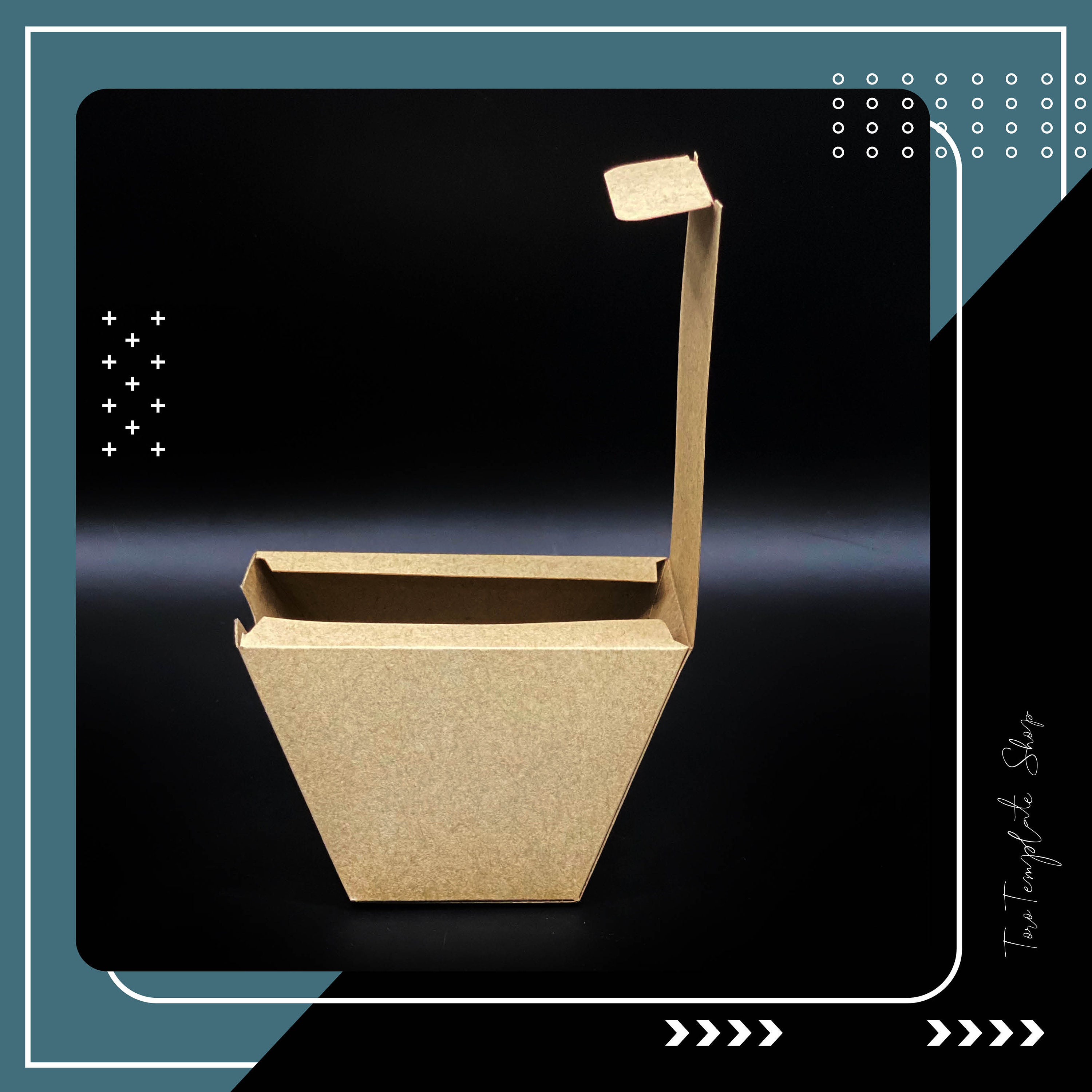 Trapezoid Box Template, Cookies Box Template, Gift Box Template, Candy ...