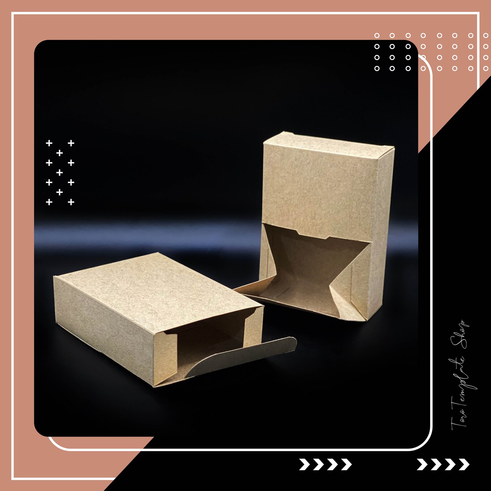 Box Template Cookies Box Template Gift Box Template Candy - Etsy