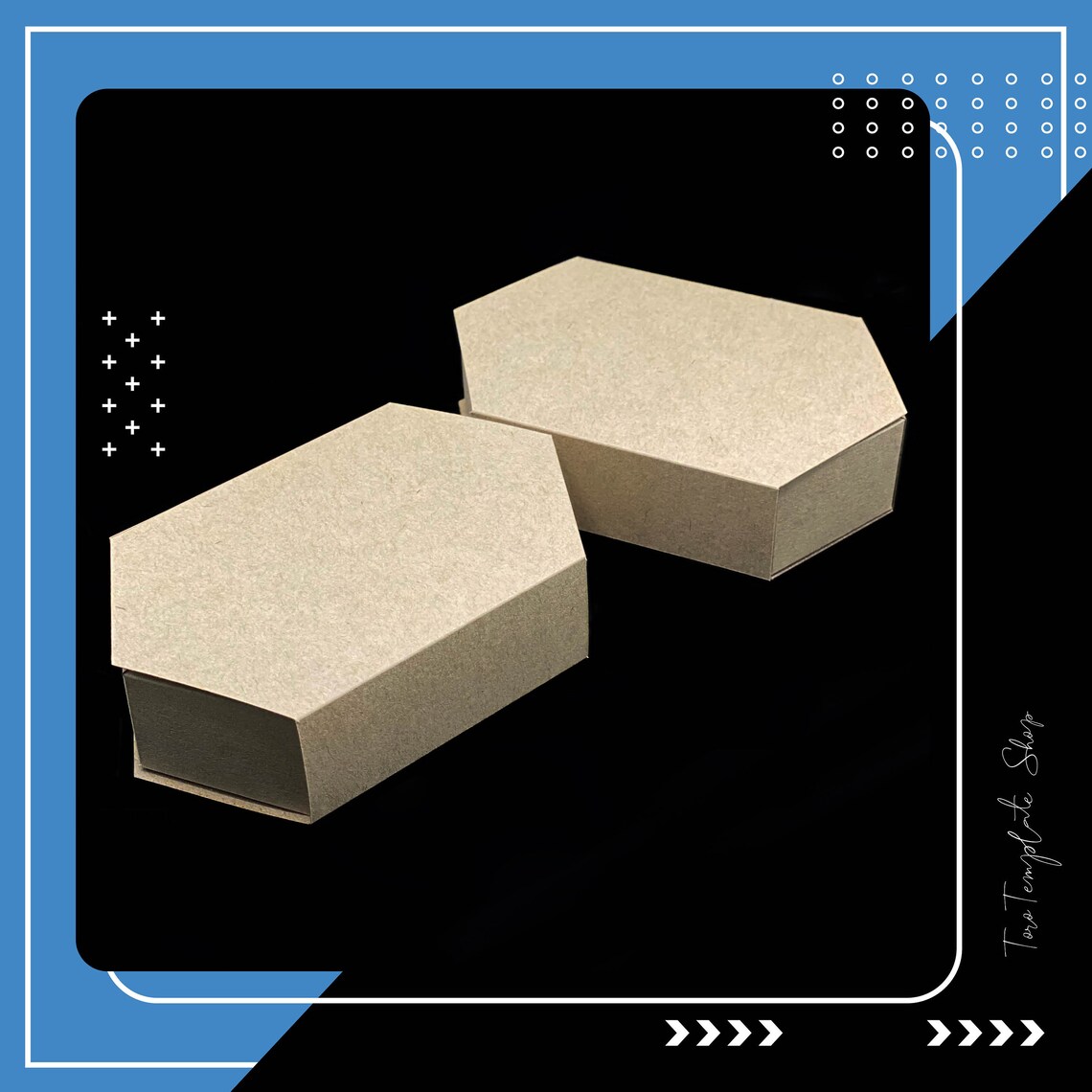 Hexagon Drawer Box Template, Gift Box Template, Candy Box Template ...