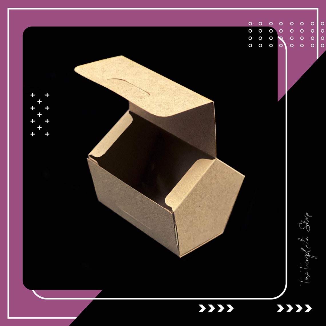 Pentagon Box Template, Gift Box Template, Candy Box Template, Cookies ...