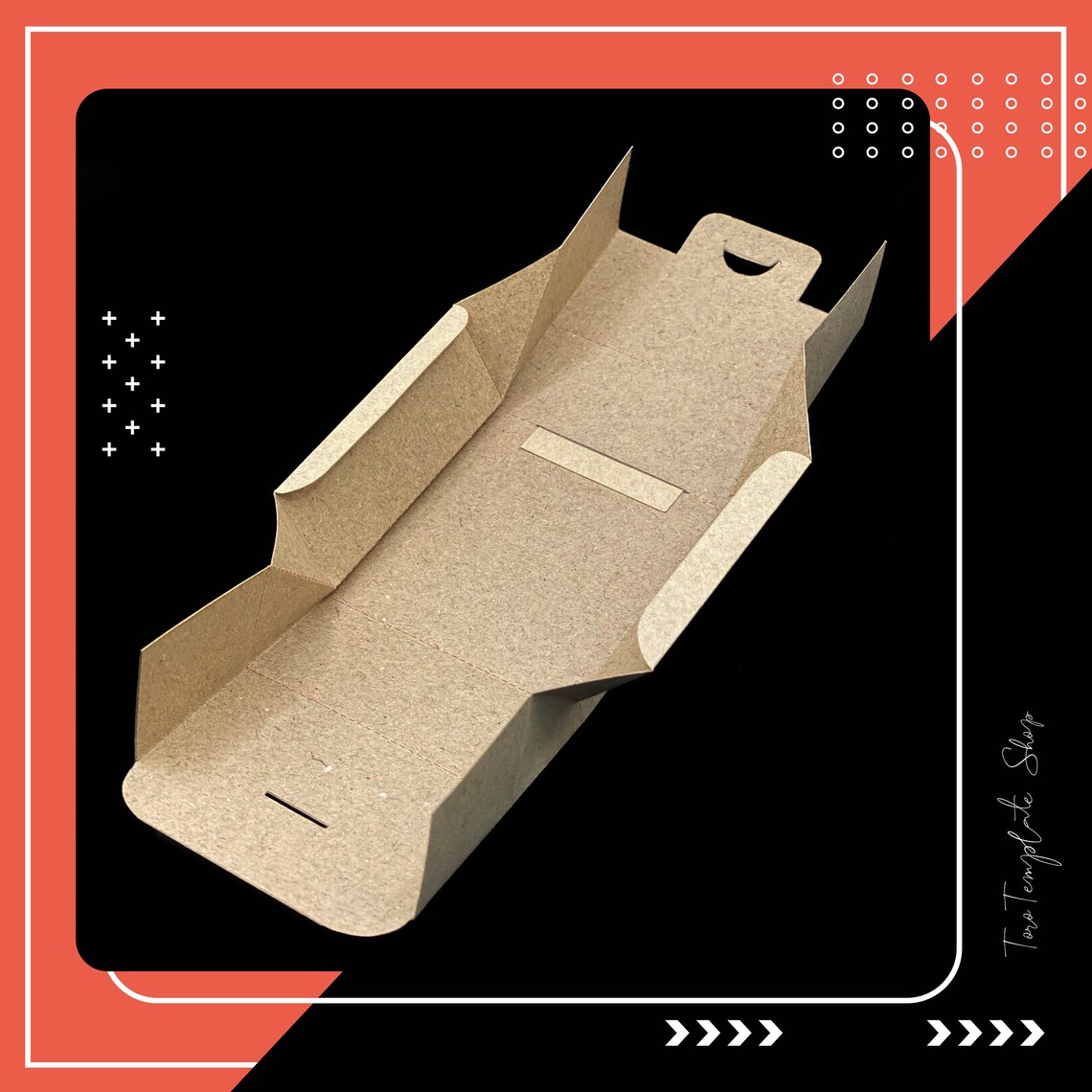 Box With Handle Template, Gift Box Template, Candy Box Template ...