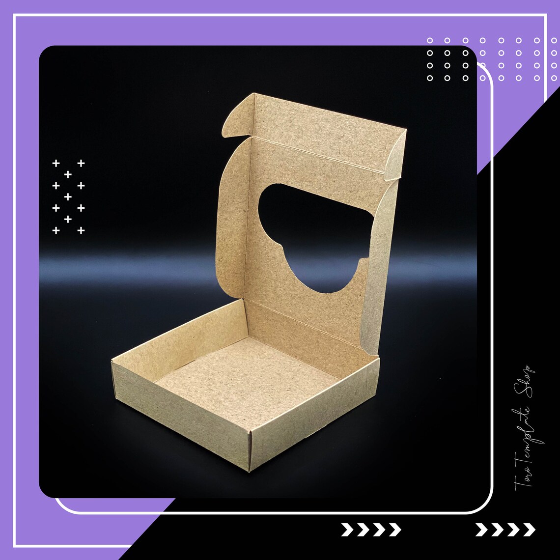 Cookie Box Template: Resizeable Gift Box (digital Download) - Etsy