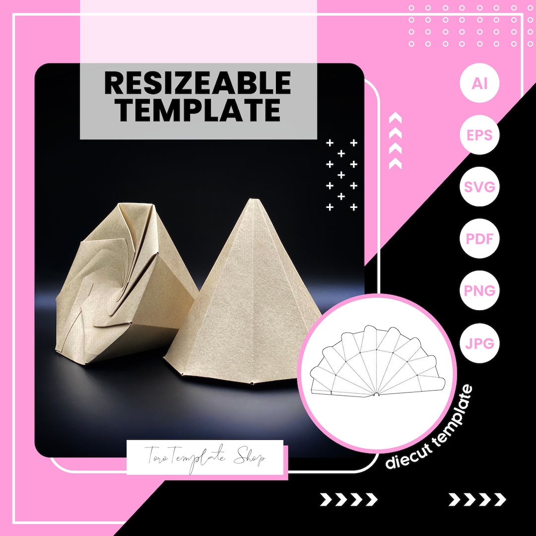 Octagon Box Template, Box Template, Gift Box Template, Candy Box ...