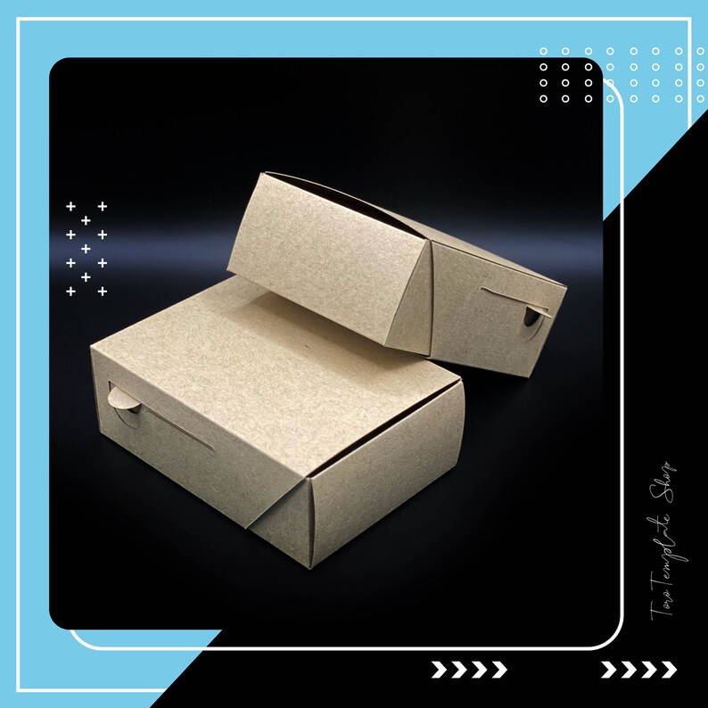 Drawer Box Template, Gift Box Template, Candy Box Template, Cookies Box ...