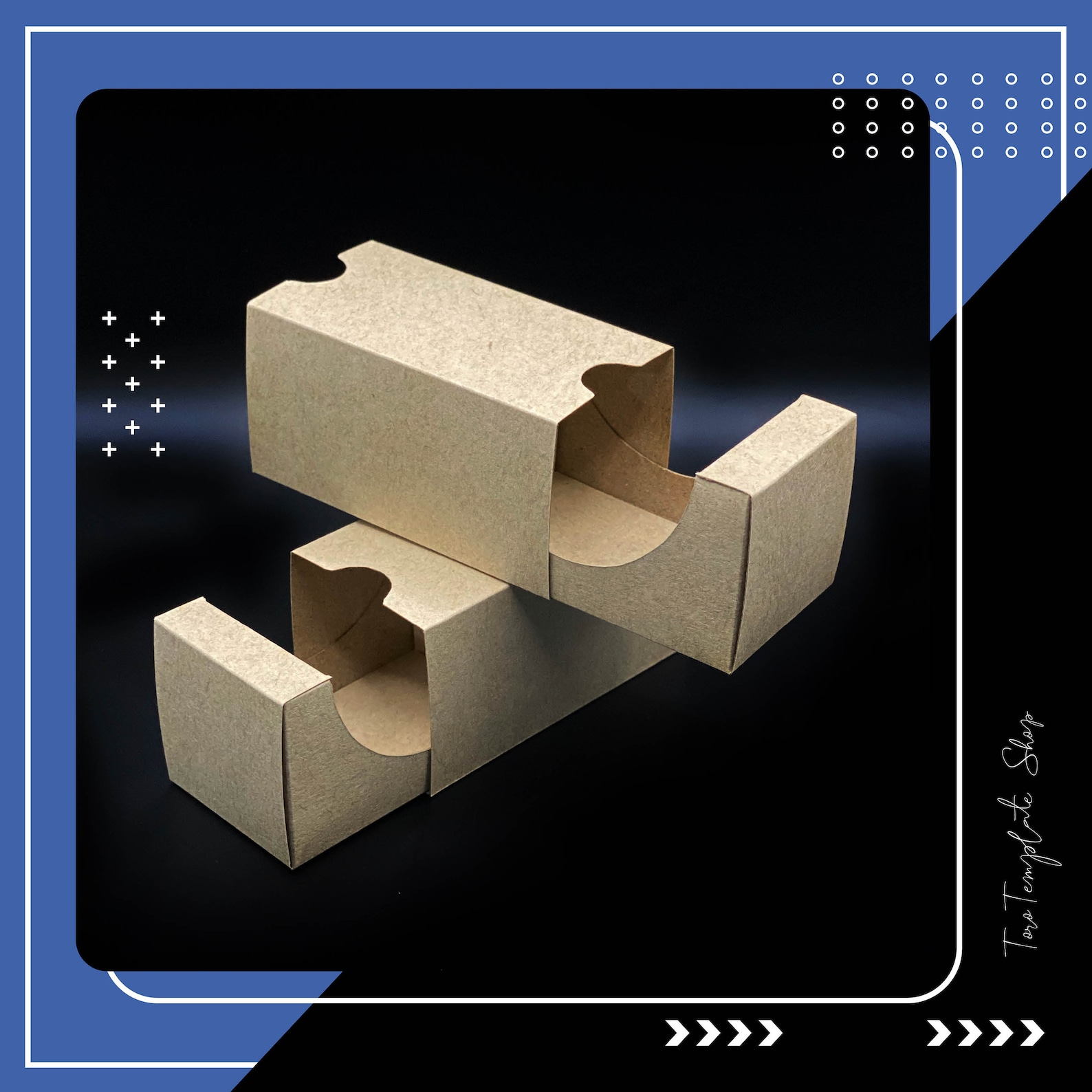 Drawer Box Template, Gift Box Template, Candy Box Template, Cookies Box ...