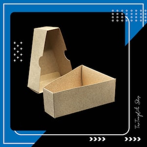 Triangle Gift Box Template: Candy & Cookie Box (digital Download) - Etsy