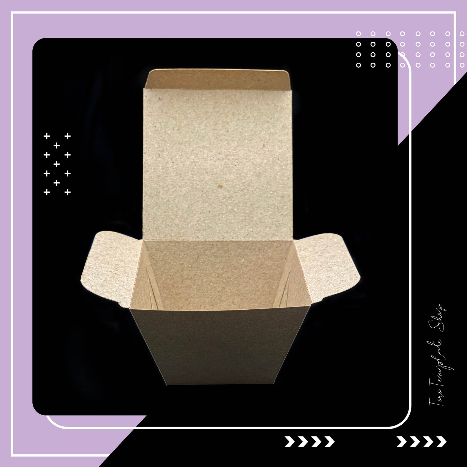 Trapezoid Box Template Gift Box Template Candy Box Template - Etsy