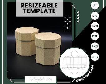 Octagon Box Template