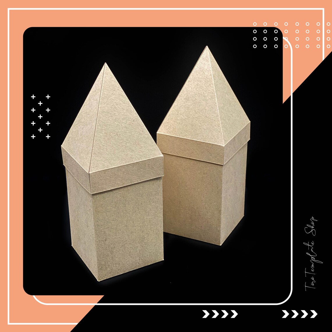 House Shape Box Template Cookies Box Template Gift Box - Etsy