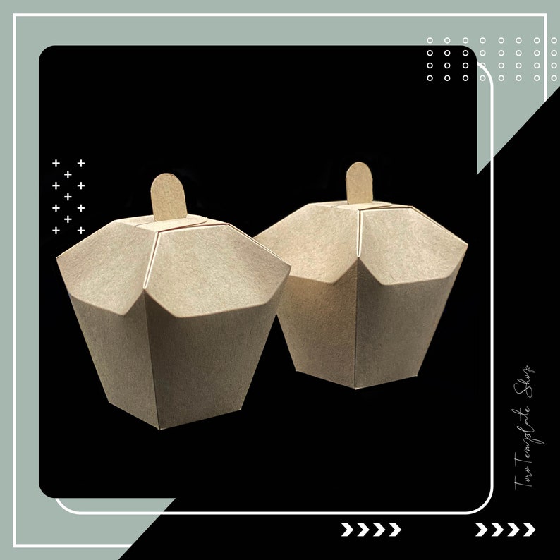 Food Box Template, Gift Box Template, Candy Box Template, Cookies Box ...