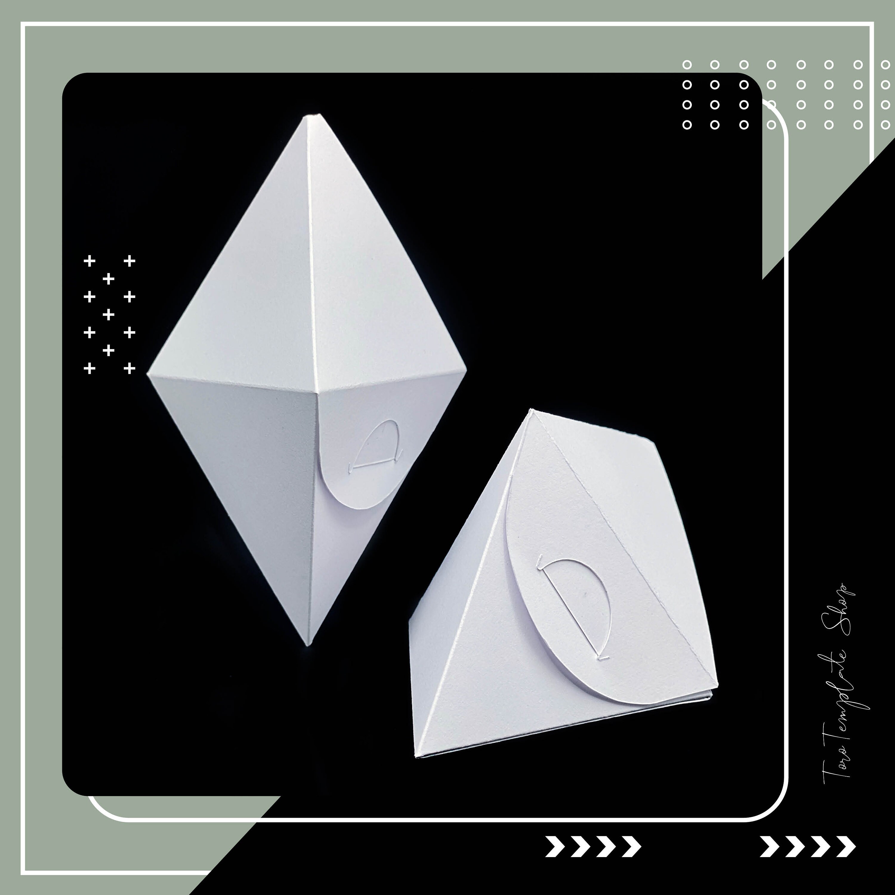 Diamond Ornament Box Template, Gift Box Template, Candy Box Template ...