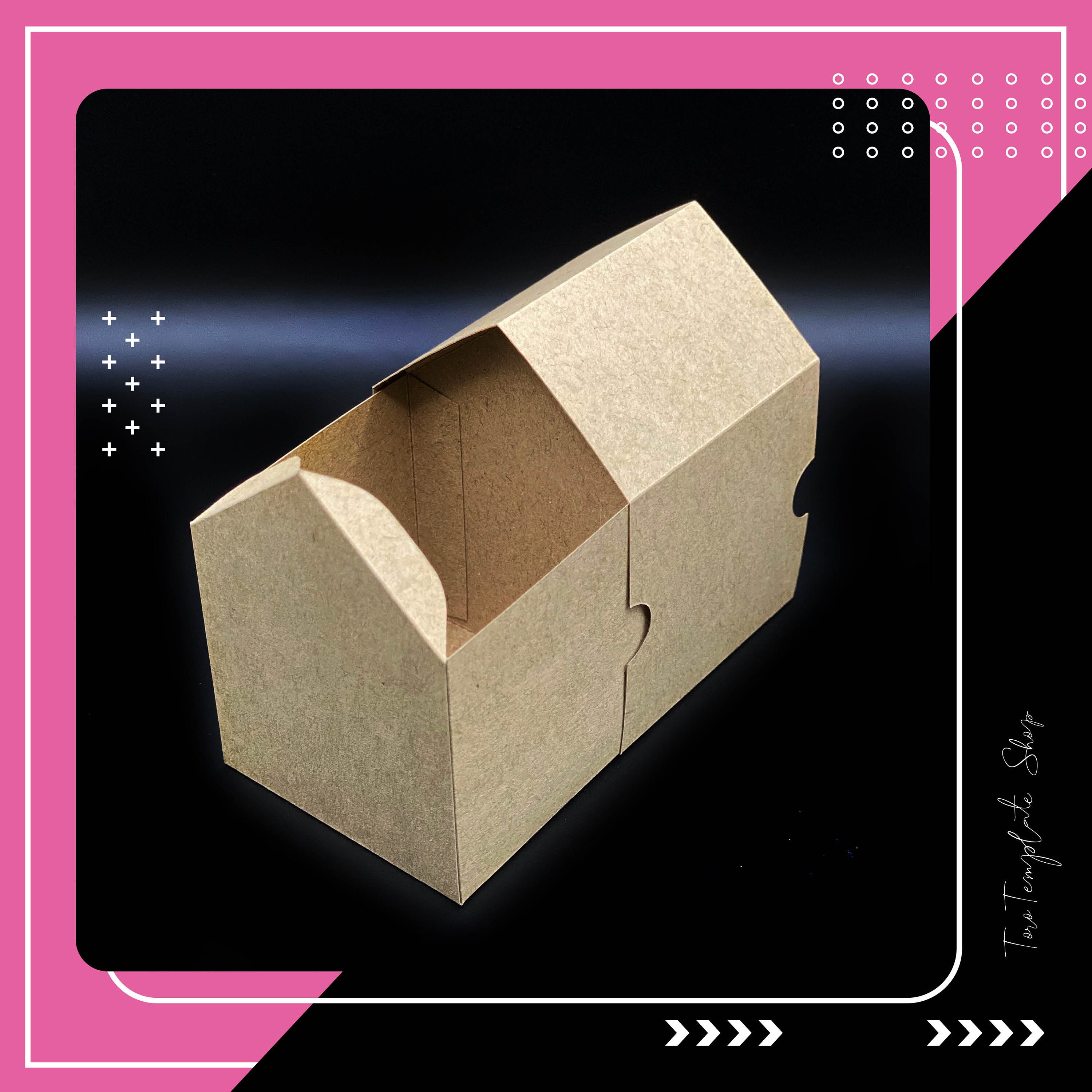 House Shape Box Template, Candy Box Template, Cookies Box Template ...
