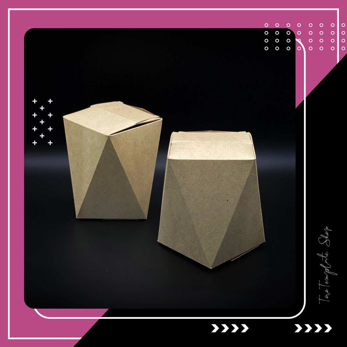 Octagon Box Template, Gift Box Template, Jewelry Box Template, Candy ...